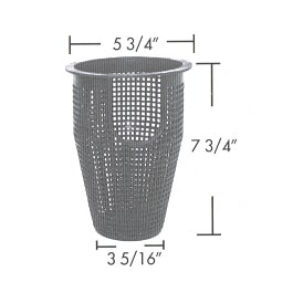Aladdin Pentair Whisperflo Strainer Basket | B-199 | Heritage Pool Plus