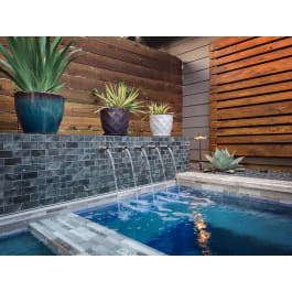 Artistry 2" X 4" Stratus Gray Glass Tile Subway Series Tile Subway ...