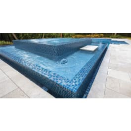 1" X 1" Artistry Azure Glass Tile Twilight Series | GT82323B12 ...