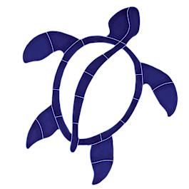 12" X 12" Artistry Islander Turtle Ceramic Tile Designs | TISBLUM ...