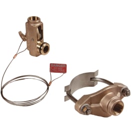Pitless Adapter, 4" Well Snap-On Lead-Free Bronze BA Series For Well ...