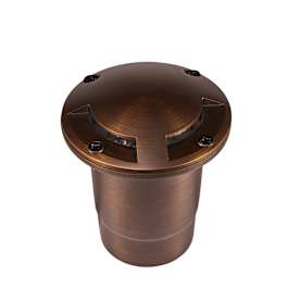 Alliance GL180 Well Light Aged Brass MR16 LED 4W 2900K | Heritage Plus