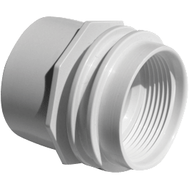 Aquastar Flush-Mount Return Fitting With Water Stop, Eyeball And Nut (Fits Inside 2" Pipe ...