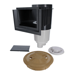 AquaStar Flow Star Standard Skimmer with Water Stop Face, Float ...