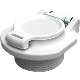 Aquastar Vac Lock 1.5" White | VLK15T01 | Heritage Pool Plus