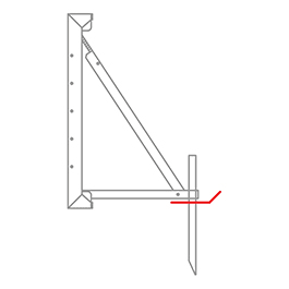 A-Frame Brace Cement Pad (Only) | AQSBCEMENTPAD | Heritage Pool Plus