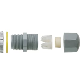 Strain Relief Cord Connector 1/2In .1 - .3 Cord Range | LPCG503 ...