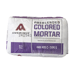 Amerimix Type S Mortar Mix, AMX 400, 80 lb | 100062023 | Heritage Plus