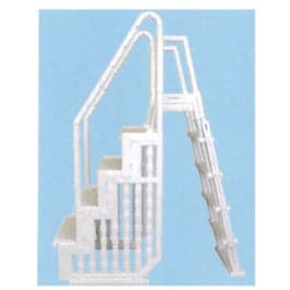 Blue Torrent Cayman Flip-Up Outside Ladder for A/G Pools | AC 30473 ...