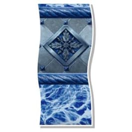 Branded Bayview Slate Unibead Round Pool Liner 24', 52" | Heritage Pool ...