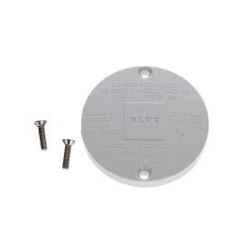 Blue Square Eclipse Main Drain, Round, Gray | 501003WT | Heritage Plus