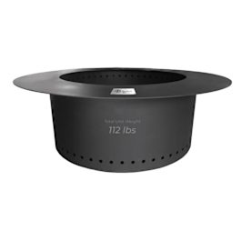 Burley COMFORT II Fire Pit Insert, (ID) 32" x (OD) 46" x (H) 12" Steel ...