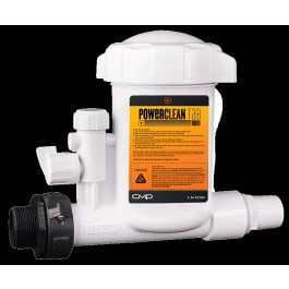 CMP Powerclean Tab Mini In-Line Chlorinator, 1” or 3” diameter tablets ...