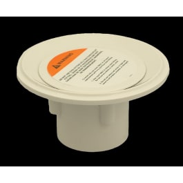 CMP Floor Inlet Fitting, 2" Socket, 1-1/2" Reducer, White | 25527-100 ...