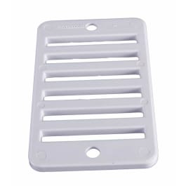 CMP 2" x 4" Rectangular Deck Drain Grate, White | 25533-000-010 ...