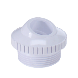 CMP 1-1/2" MIP Directional Flow Outlet Fitting, 1" Eyeball, White ...