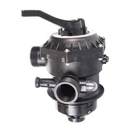 1-1/2" FPT Multi-Port Valve, Black | 27515-154-000 | Heritage Pool Plus