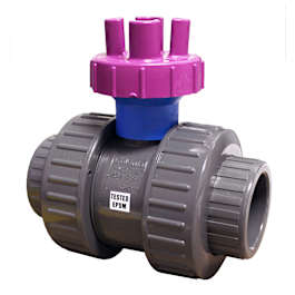 COLONIAL TRUE UNION BALL VALVE PVC EPDM SLO-CLOSE R-SERIES FOR ...