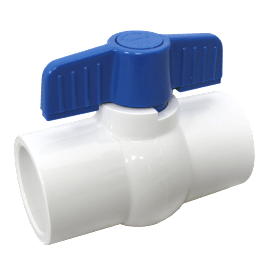 1" Socket x Socket Schedule 80 PVC Colonial Ball Valve | V10491N ...