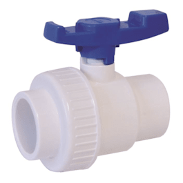 1-1/2" Colonial Union Ball Valve White Sxs | V17131W | Heritage Pool Plus