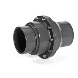 COLONIAL PVC SWING CHECK VALVE Gray SXS EPDM 3" | Heritage Pool Plus
