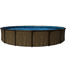 Carvin Gold Series 27' Woodstock Round Resin ABG Pool, 52" Wall, 6 Ctn ...