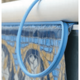 Cardinal Liner Blue Bead Wedge Lock, 120' | QP-1564 | Heritage Pool Plus