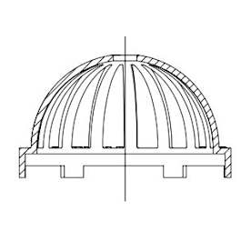 8" Light Duty Dome Grate Assembly | 0899CGD | Heritage Plus