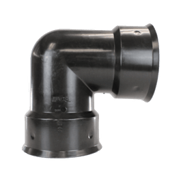 Soiltight Elbow, 12" Bell-End HDPE 90 Degrees Dual Wall Injection ...