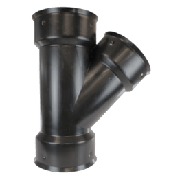 ADS Soiltight Wye, Bell-End HDPE 45 Degrees Dual Wall Injection Molded ...