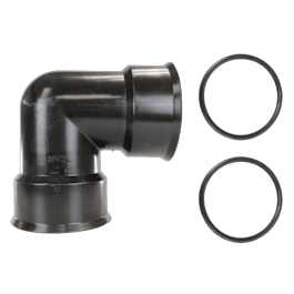 ADS Elbow, Bell-End HDPE 90 Degrees Degrees Watertight Dual Wall ...