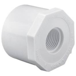 Sch. 40 PVC Reducing Bushing 2 in. x 1 in. Spigot x FPT | Heritage Pool ...
