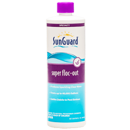 Del Val Super Floc-Out 12-1 Quart Btl/Cs | DV3416 | Heritage Pool Plus