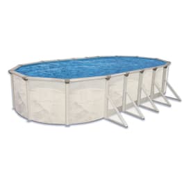 Trevi Echo 16' x 26' Oval ABG Pool, No Liner, 52" Wall | ECAC16265T ...