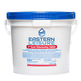 Eastern Leisure 3" Chlorine Tablets 25 lb Pail - Wrapped | Heritage ...