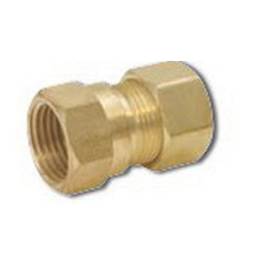 3/8" x 1/2" Compression x FIP Brass Lead-Free Reducing Adapter ...