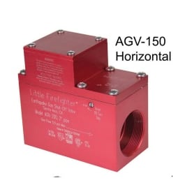 Firefighter Horizontal Earthquake Valve 1-1/2", 5 psi, Aluminum, ASCE ...