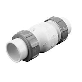 Flo Control True Union Spring Check Valve, 1-1/2" PVC | 170015 ...