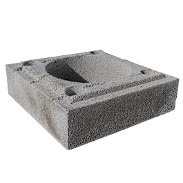 Solid Chimney Block, 22" x 22" x 6" For Masonry Fireplaces | Heritage Plus