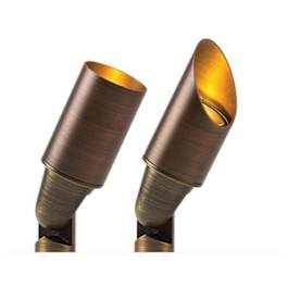 18 W Integrated LED Antique Tumbled Copper/C360 Brass FR Series Flat ...
