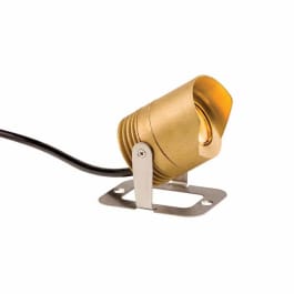 Underwater Light, 9.1 W 2700K Integrated LED Natural Brass Die-Cast ...