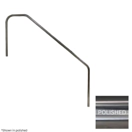 Global Classic 3 Bend Stair Rail Polished 4' .049 Upper & Lower Leg ...