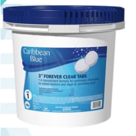 Caribbean Blue Forever Clear Chlorine Tablets 25 lb Pail | C003605-PL25 ...