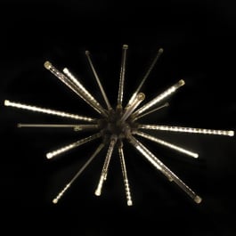 28" Warm White Low Voltage Combo A LED 3D Meteor Burst ...