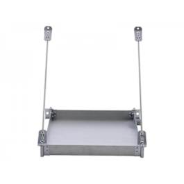 HoldRite Wall-Mounted Water Heater Platform w/ Drain, 24" x 24" x 4 ...