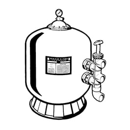 Hayward ProSeries 24" Sand Filter Side Mount w/ 2" Valve | S244SV ...