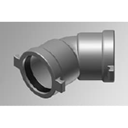 3" Gasketed Bell End Ductile Iron 45 Degrees Elbow | HRC80322 ...