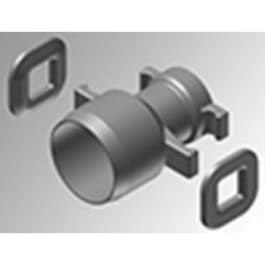 8" x 6" Spigot x Gasketed Bell End Ductile Iron Reducer | HRC80832 ...