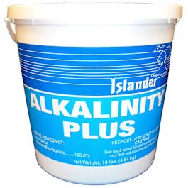 Islander Alkalinity Plus Sodium Bicarbonate 10 lb Pail 4/Case | ALKA10 | Heritage Pool Plus