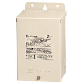 Intermatic 50W 120V Pool and SPA Safety Transformer, Beige Steel Case ...